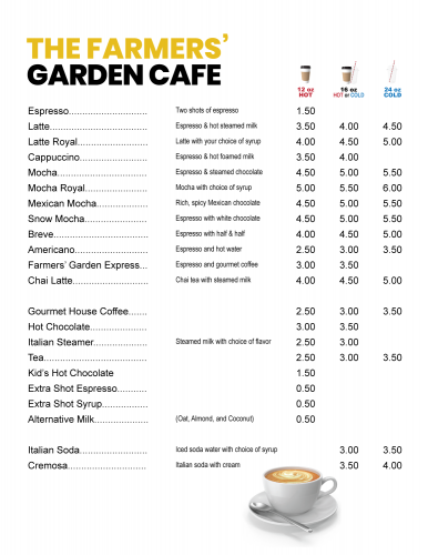 Garden Cafe | Lane Forest Products